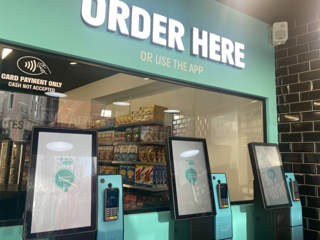 In pictures: Inside Deliveroo's first physical store on Oxford Street ...