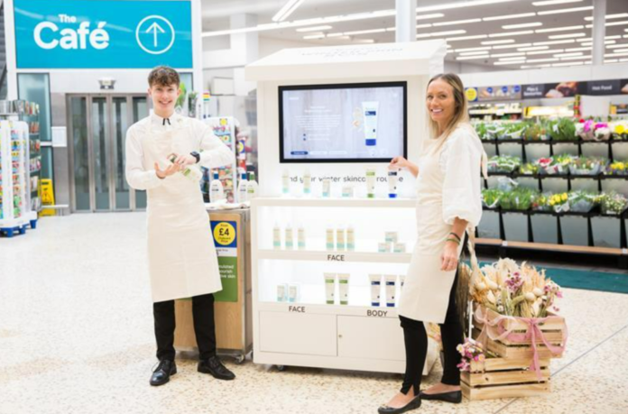 Tesco rolls out new Aveeno ‘lift and learn’ skincare display in stores