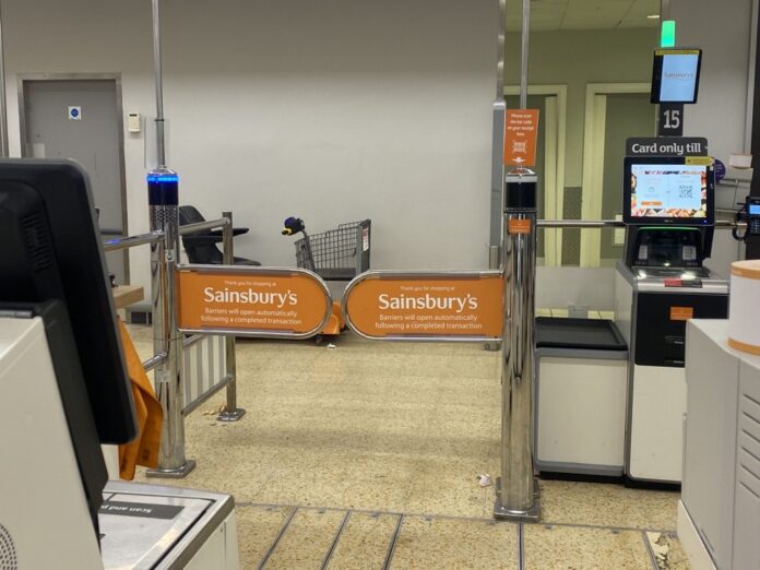 As shoplifting soars, will self-checkout barriers become the norm ...