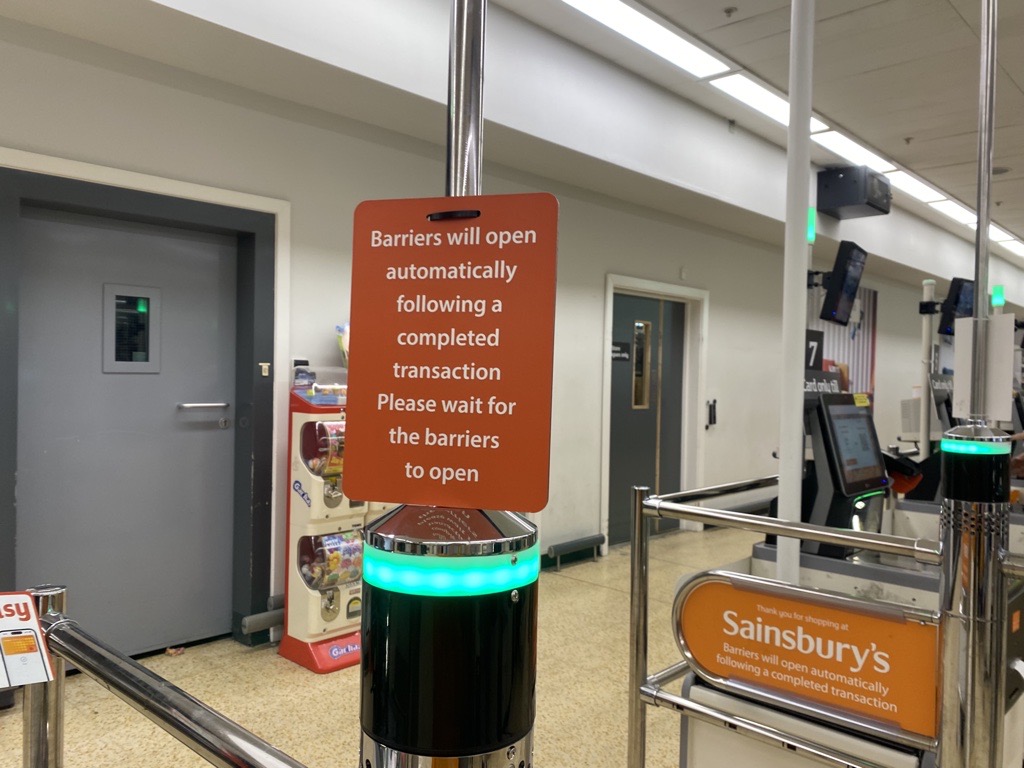 As shoplifting soars, will self-checkout barriers become the norm ...