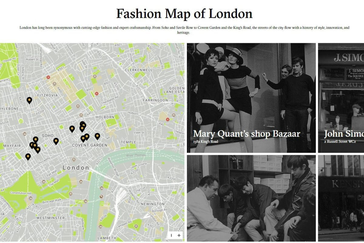Retail Gazette Loves: Gloverall’s Fashion Map of London - Retail Gazette