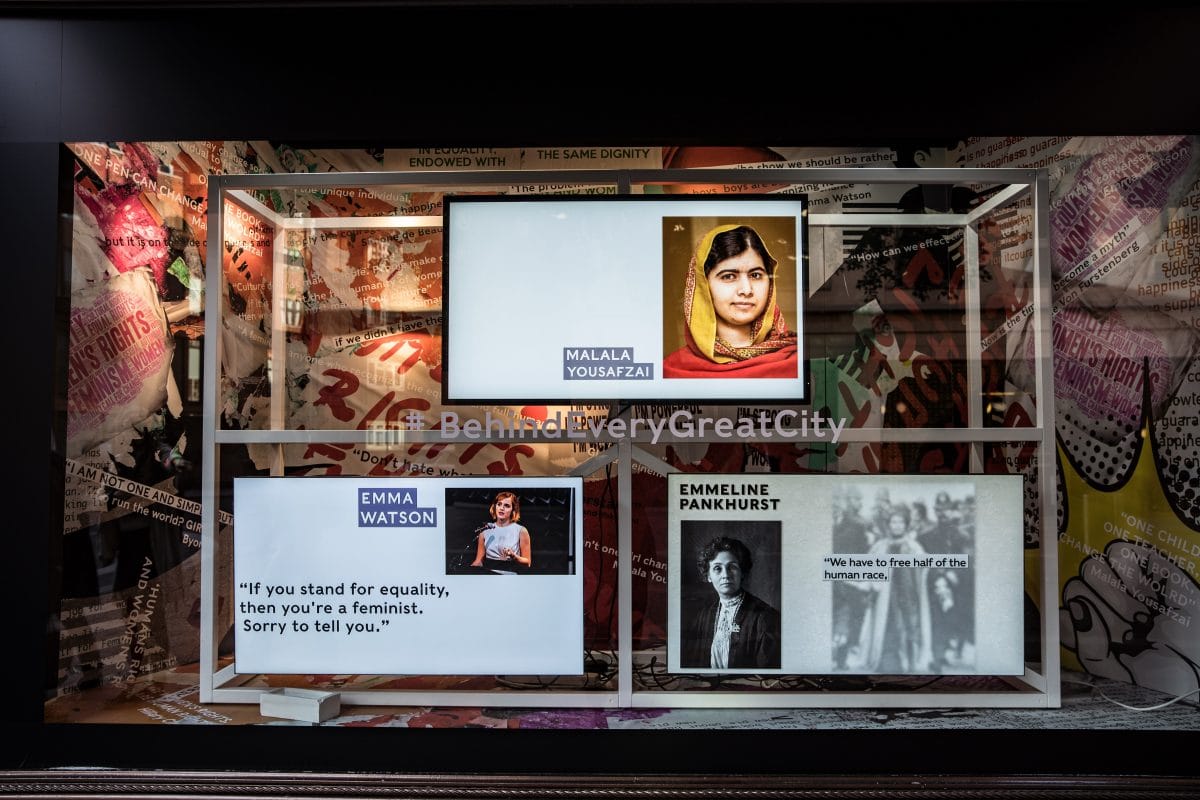 Harrods, Harvey Nichols and Fortnum & Mason launch suffragette window ...