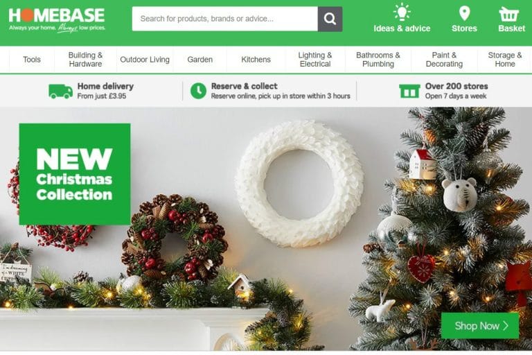 Homebase's ecommerce site voted worst in the UK - Retail Gazette