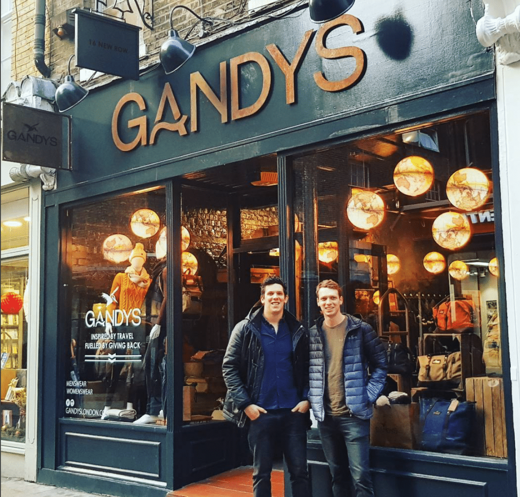 Rob & Paul Forkan, founders of Gandys "Fashion for Good"